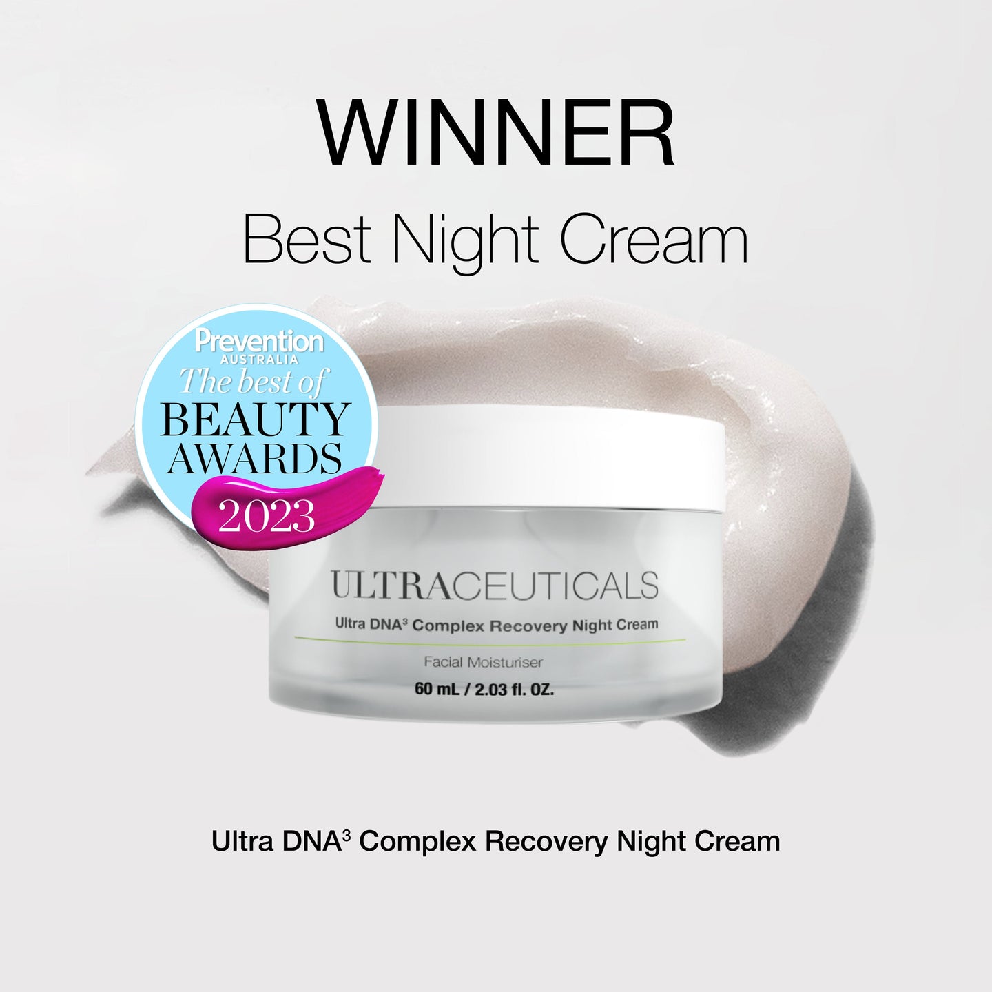 Ultra DNA³ Complex Recovery Night Cream – Ultraceuticals AU